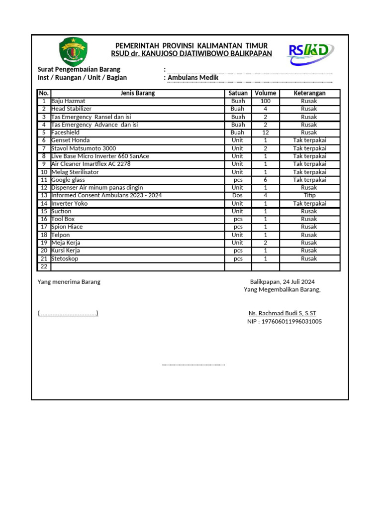 Amprahan Ambulans | PDF