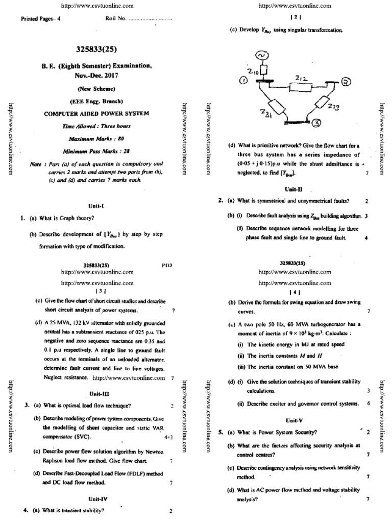 Computer Aided Power System Dec 2017 Pdf 8810