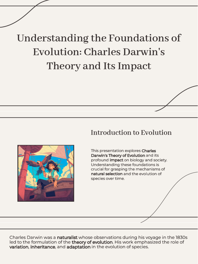 Slidesgo Understanding The Foundations of Evolution Charles Darwins ...