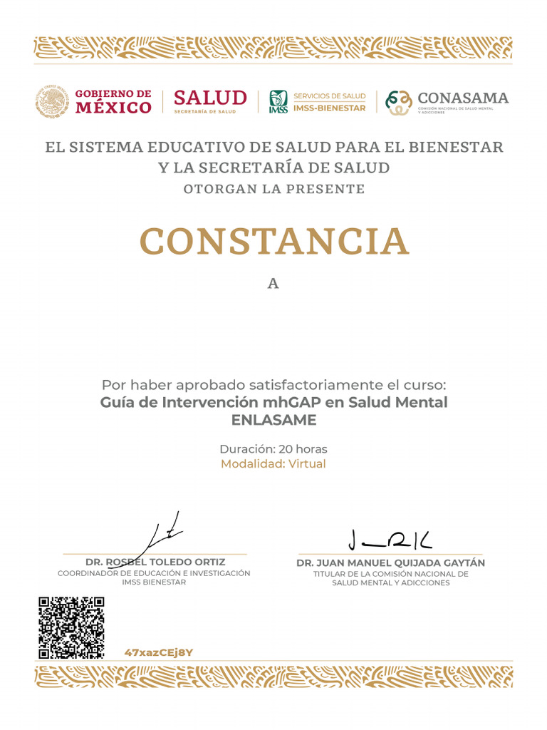 Constancia | PDF