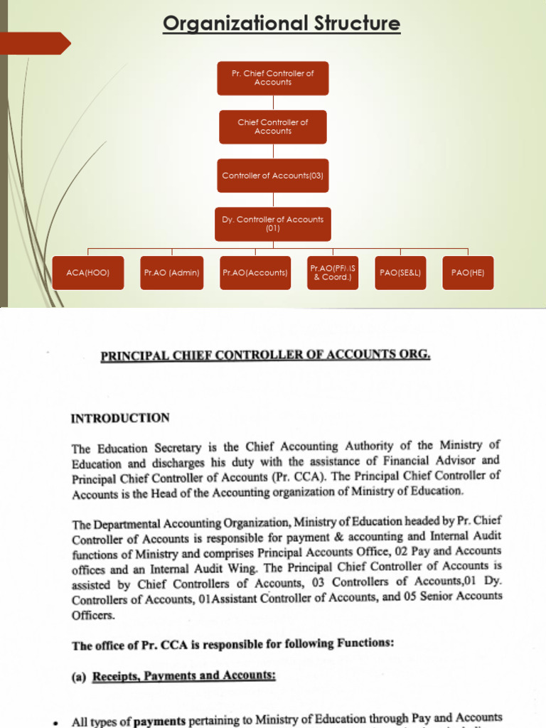 PAO Organizational Structure | PDF
