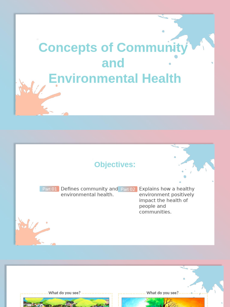 Community and Environmental Health Insights | PDF