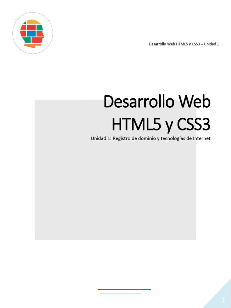 Unidad Didactica1 html5 css3 | PDF