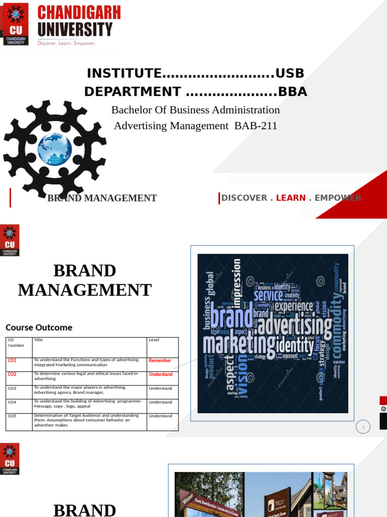 Brand Management Unit1 | PDF | Brand | Advertising