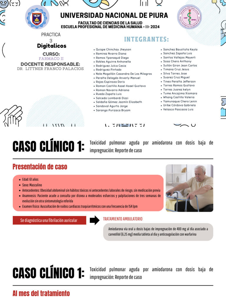 PRACTICA N° 3 FARMACOLOGÍA - DIGITALICOS | PDF | Sistema cardiovascular ...