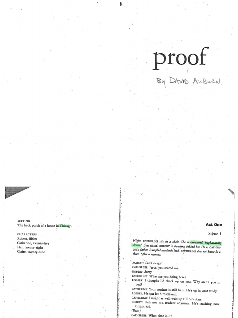 Proof Script | PDF