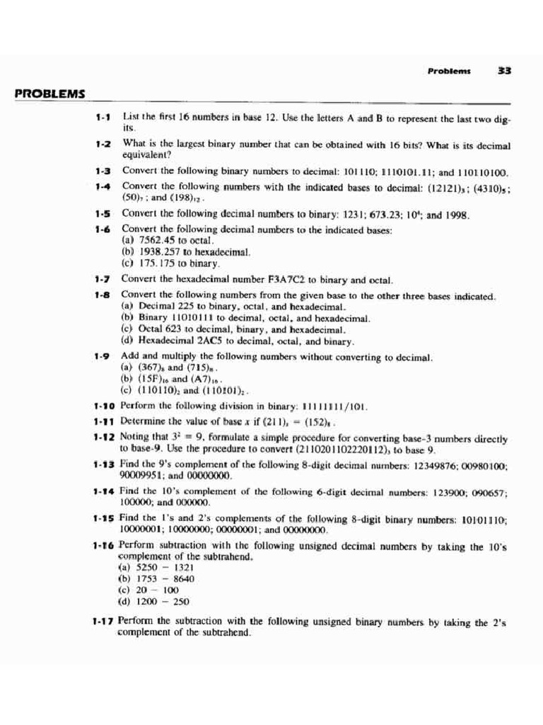 ESC302 Module1 Morris Mano | PDF