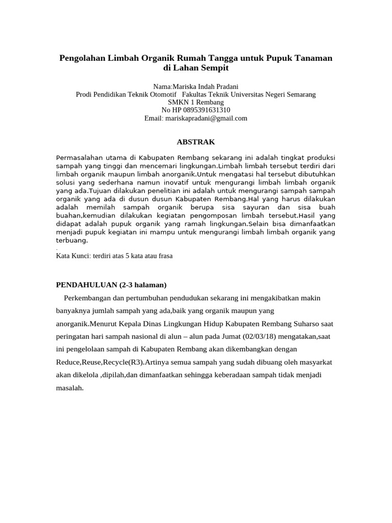 Format Tugas BI | PDF