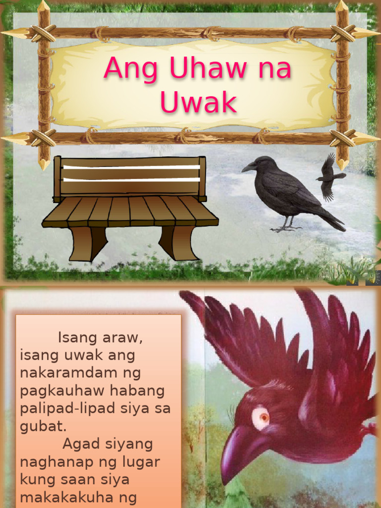 Maikling Kwento Ang Uhaw Na Uwak | PDF