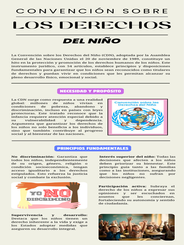 Derechos del Niño: Convención y Principios | PDF | Derechos de los ...