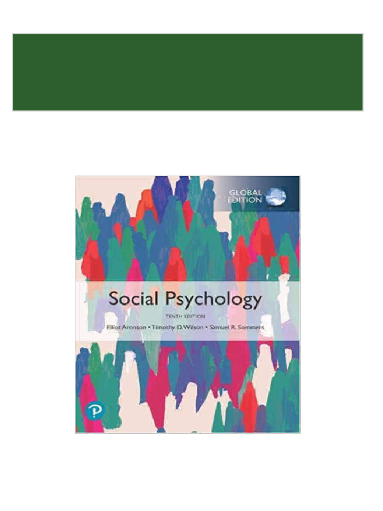 (eBook PDF) Social Psychology Global Edition 10th Edition All Chapters ... (eBook PDF) Social Psychology Global Edition 10th Edition All Chapters ...