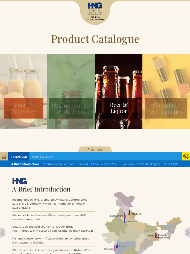 HNG Naidupeta Glass Packaging Solutions | PDF | Glasses | Shelf Life