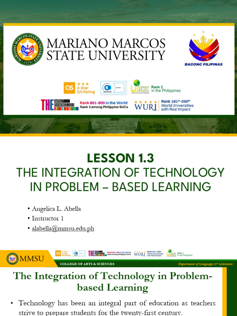 Technology in Problem-Based Learning | PDF | Learning | Neuroscience