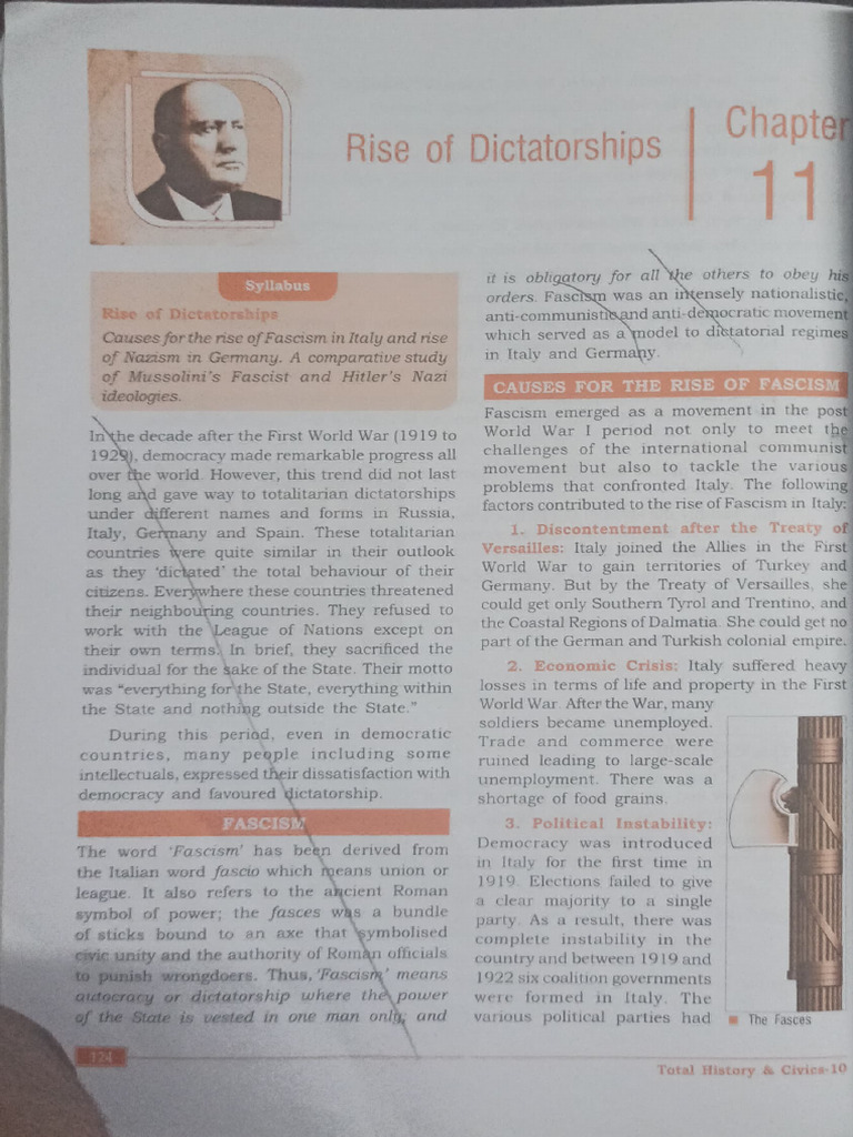 Chapter 11 History | PDF | Nazism | Benito Mussolini