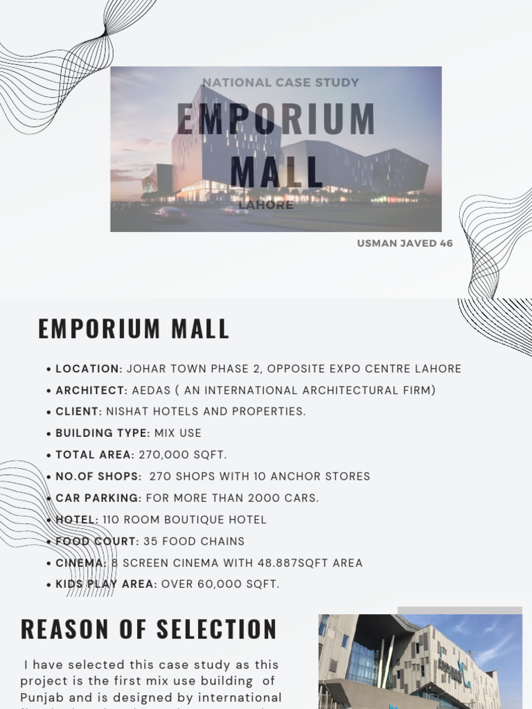 NATIONAL CASE STUDY | PDF | Shopping Mall | Elevator
