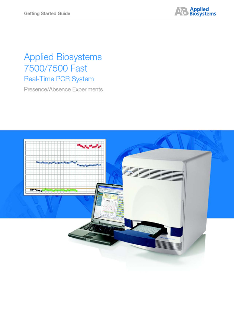 7500, 7500 Fast Dx Real-Time PCR Instrument System 사용설명서. | PDF ...