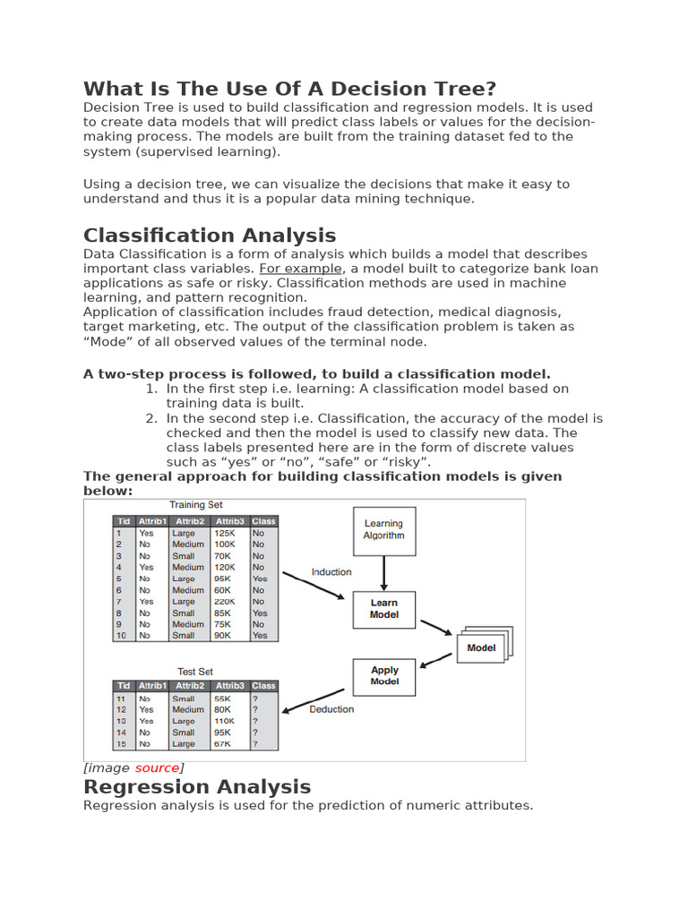 decision tree | PDF | Statistical Classification | Machine Learning