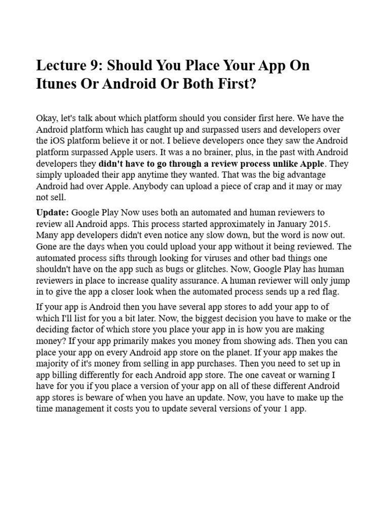 232 L9 | PDF | Mobile App | Google Play