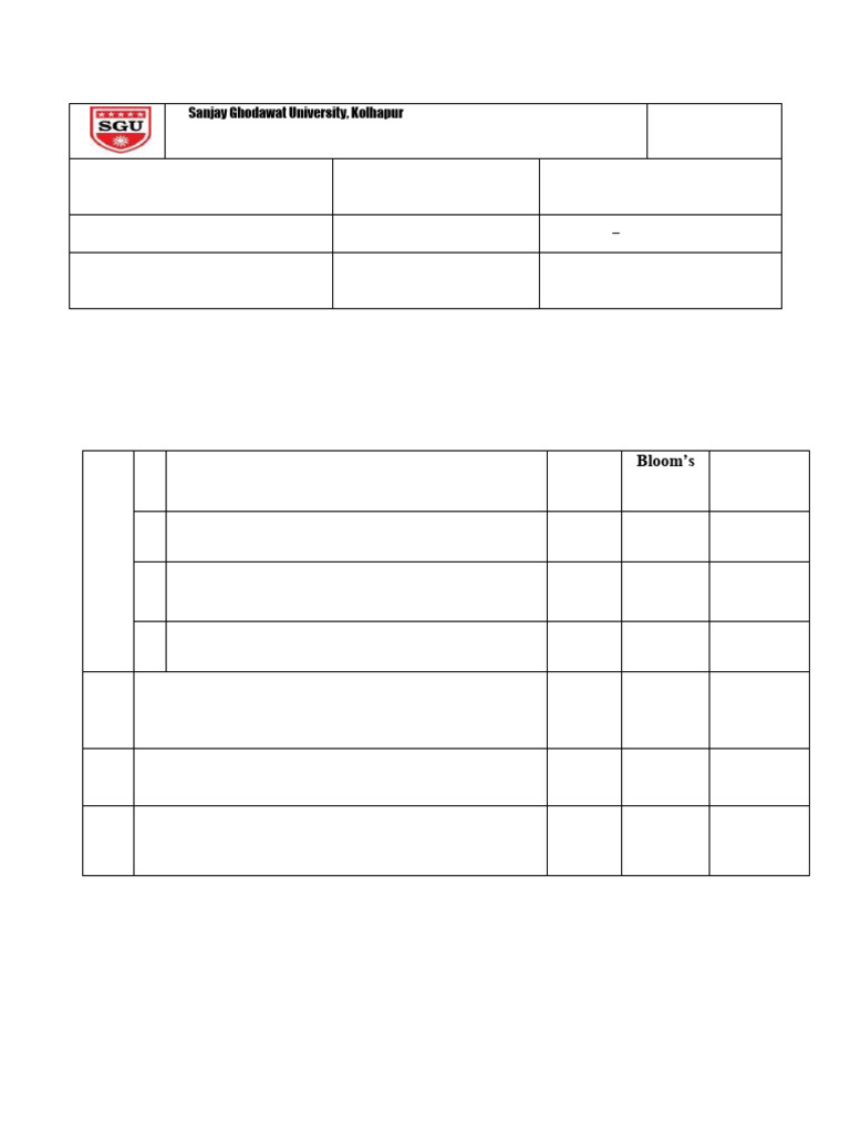 QAQC Question Paper S-I | PDF