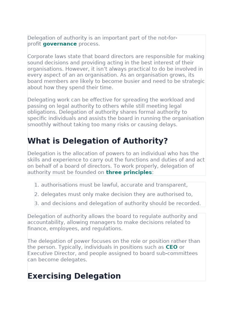 How To Delegate More Effectively | PDF | Leadership | Business