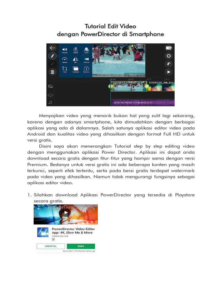 Materi TIK Kelas - Editing Video | PDF