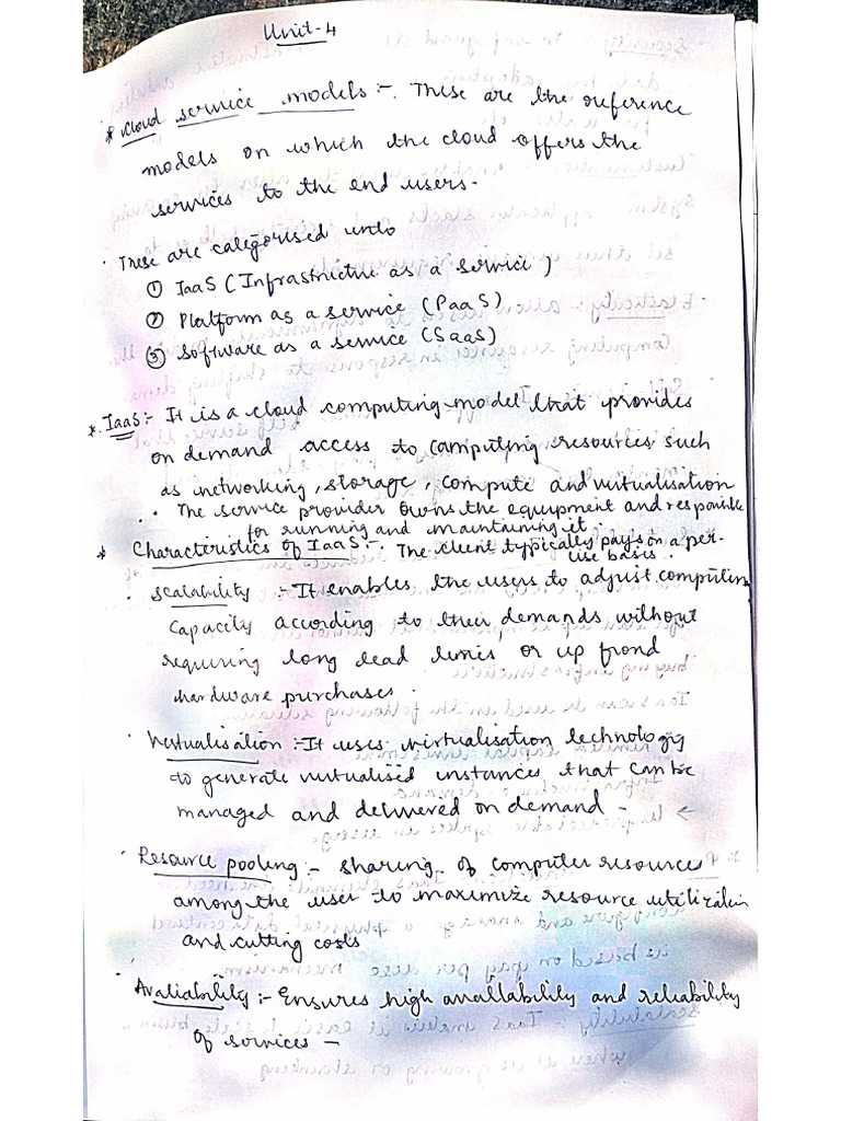 Cloud computing unit 4 | PDF