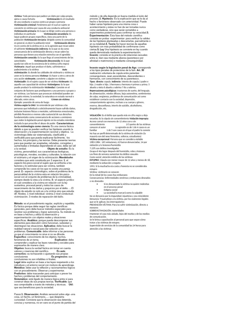 affs (1) | PDF | Victimologia | Violación