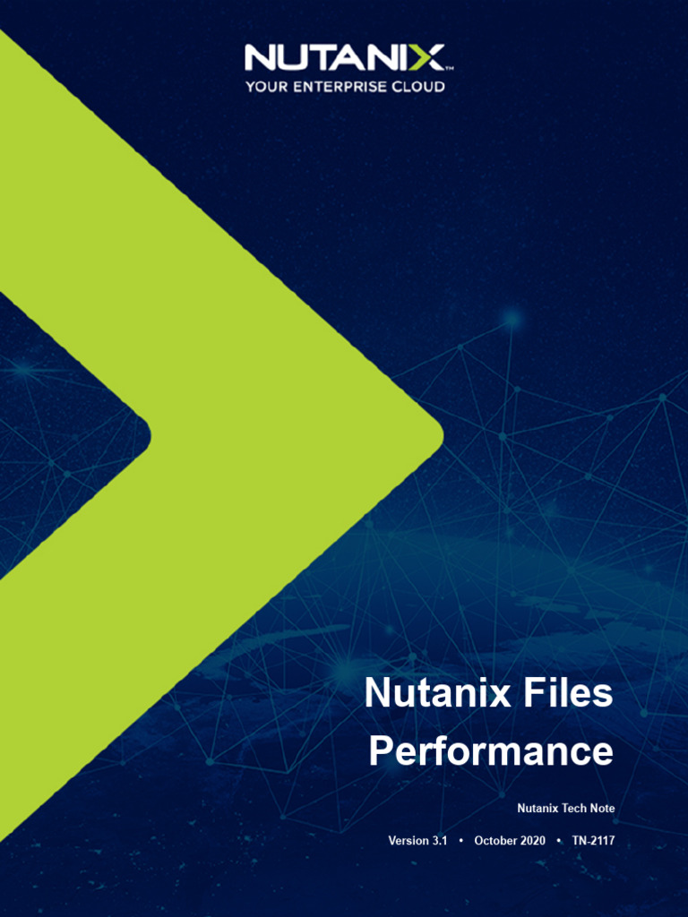 TN-2117-Nutanix-Files-Performance | PDF | Cloud Computing | Computer File