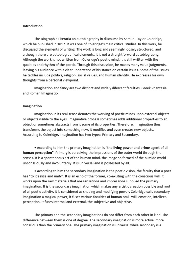 Literary criticism notes | PDF