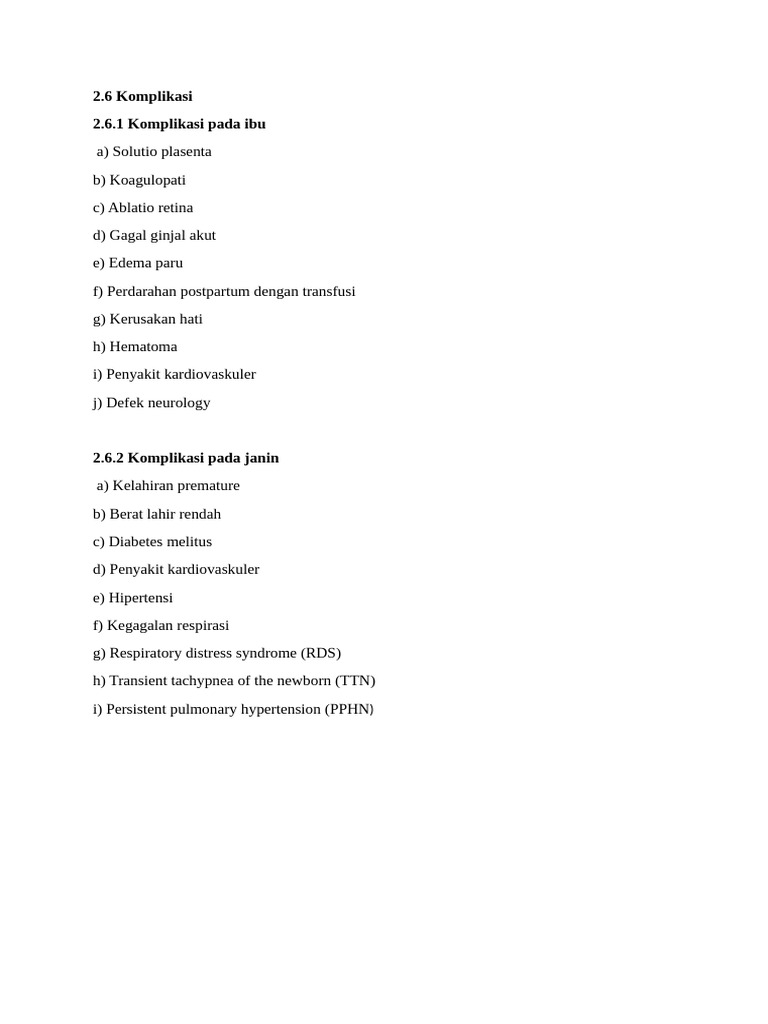 komplikasi | PDF
