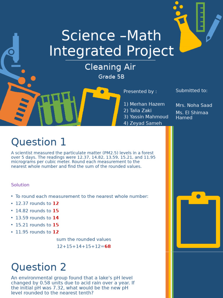 Math Science Project 5B | PDF