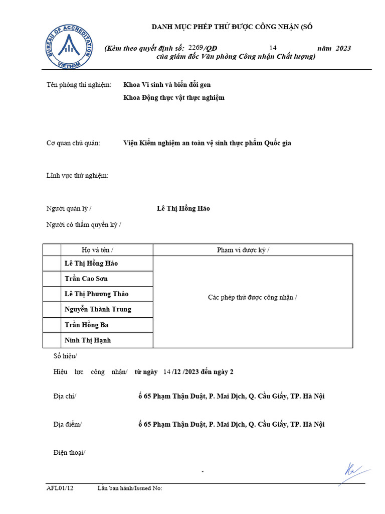 Tham khảo PP thử NIFC | PDF