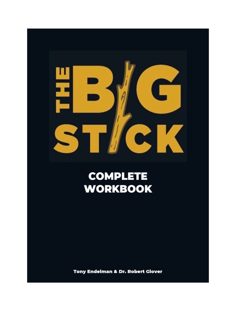 The Big Stick Complete Workbook | PDF | Guilt (Emotion) | Psychological ...