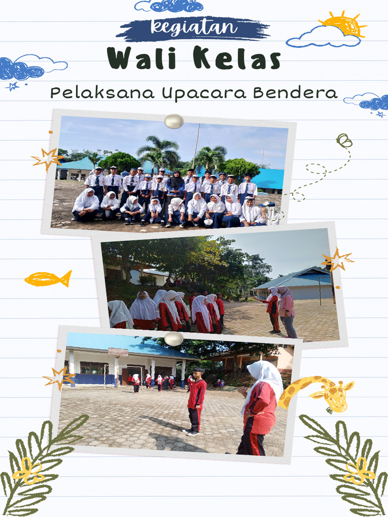 Putih Kolase Foto Momen Liburan Kelas Instagram Story | PDF