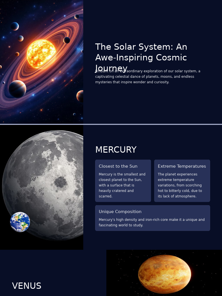 Explore the Wonders of Our Solar System | PDF | Saturn | Planets