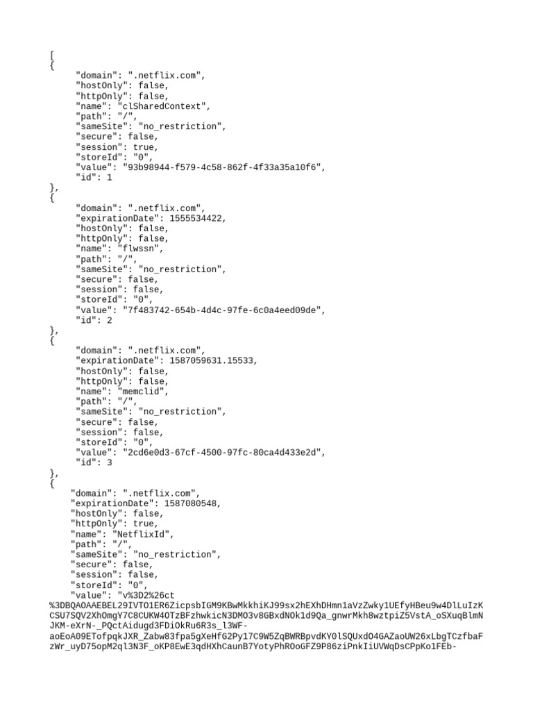 Netflix Premium Cookie 6 | PDF