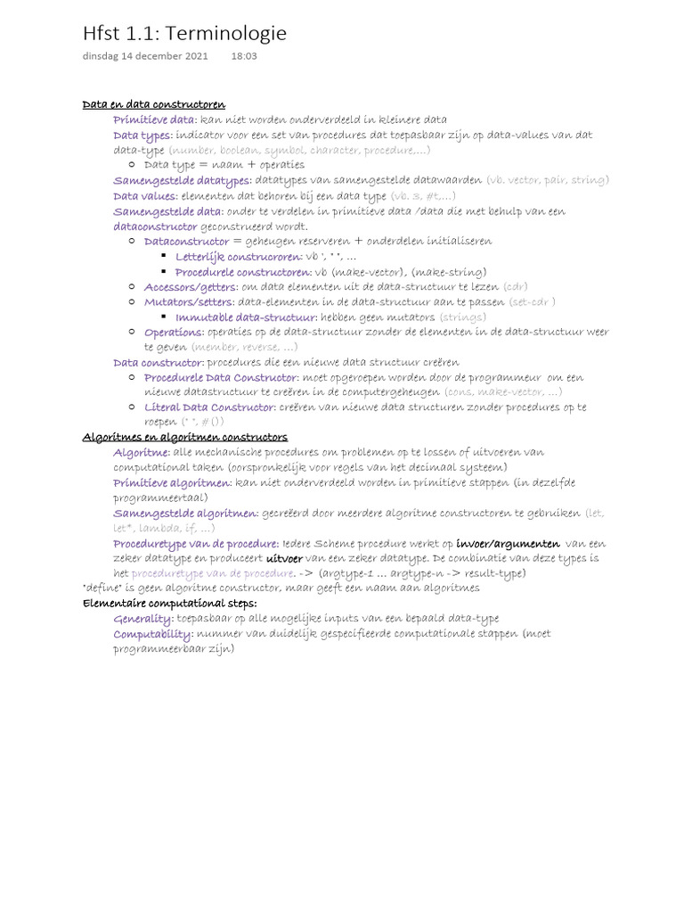 Algoritmen en Datastructuren 1 | PDF