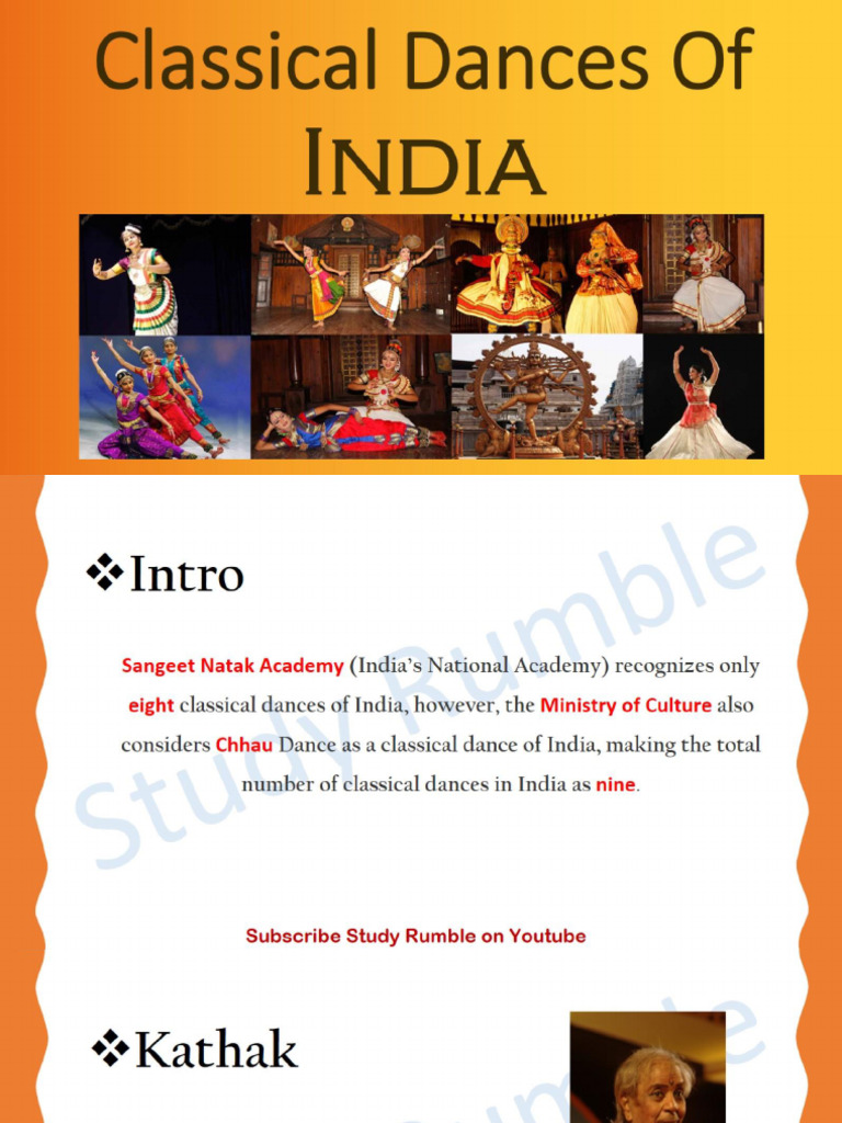 Classical Dances of India | PDF
