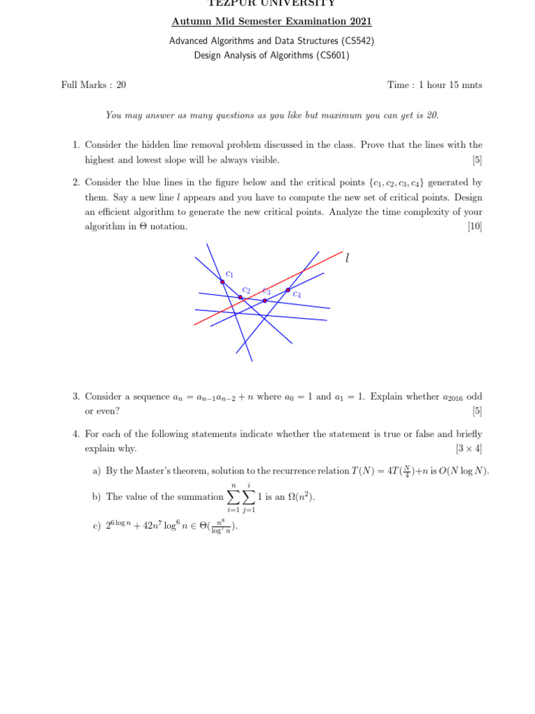 AADS Midterm 2020 | PDF