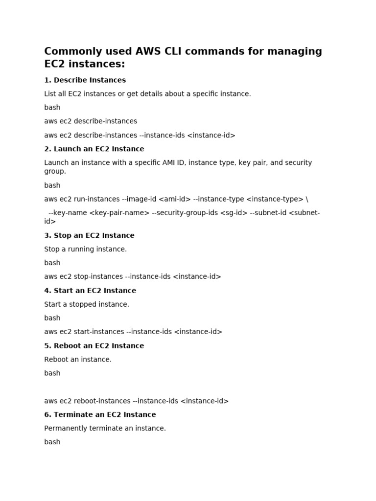 CLI Commands | PDF | Computing Platforms | Data Management