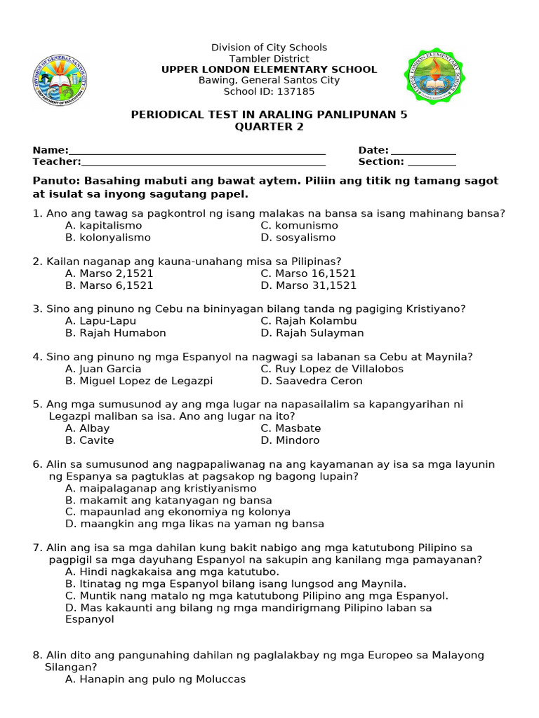 Q2 Ap5 Periodic | PDF