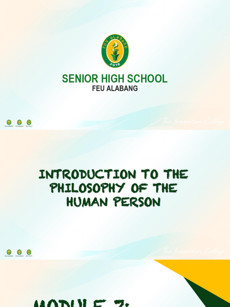 Main Module 7 - The Human Person in The Society | PDF | Science ...
