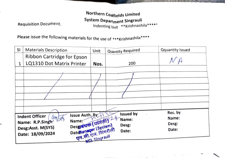 NA Epson LQ1310 DMP Printer | PDF