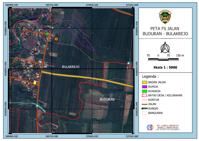 Peta FS Jalan Bulakrejo Saradan Madiun | PDF