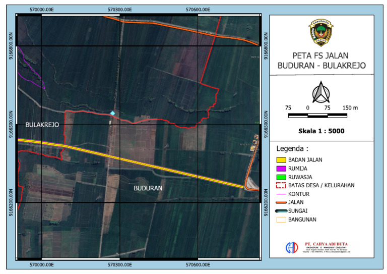 PETA FS JALAN BUDURAN SARADAN MADIUN | PDF