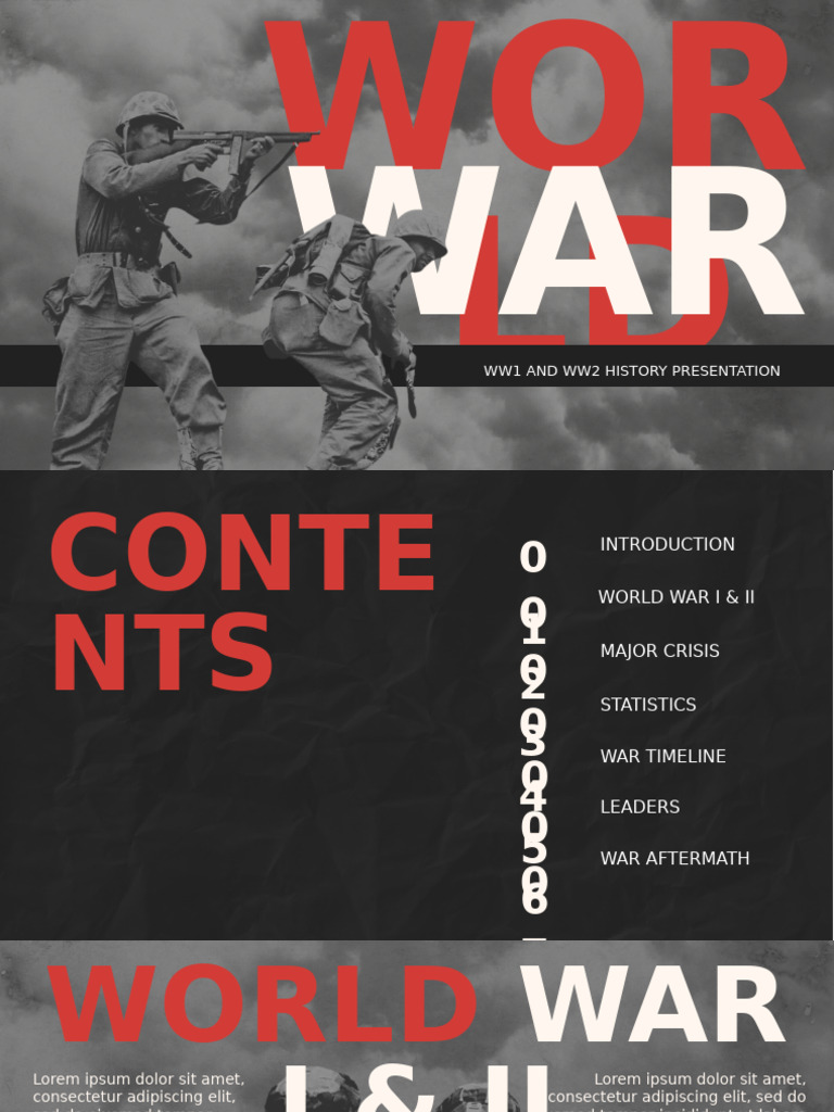 World War 1 and 2 Slides | PDF
