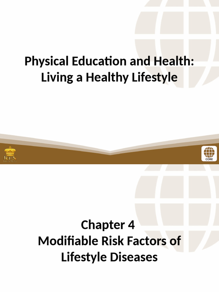4 Modifiable Risk Factors of Lifestyle Diseases | PDF | Cardiovascular ...