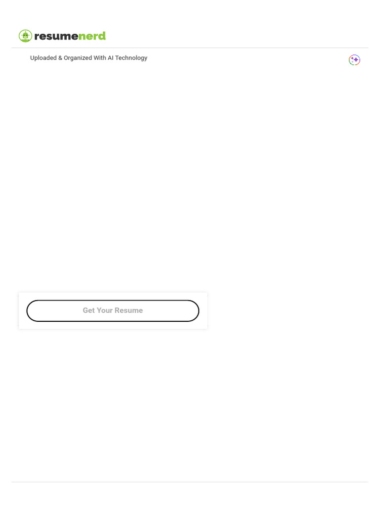 Finalize - ResumeNerd - Create Your Resume in Minutes! | PDF | Medicine ...