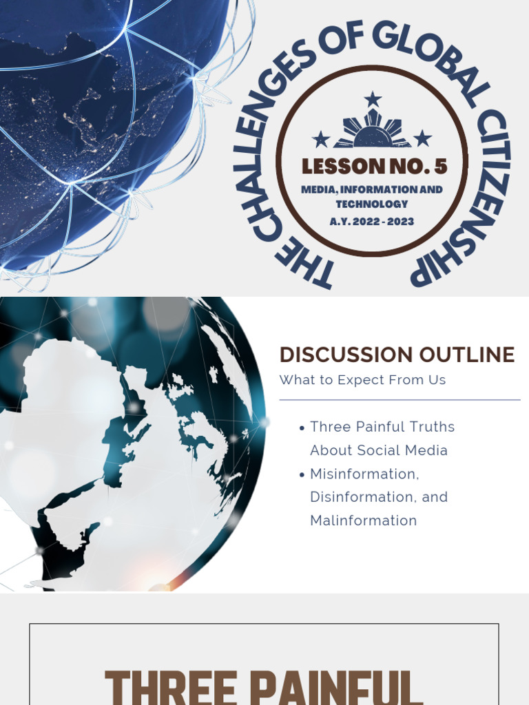 Lesson 5 the Challenges of Global Citizenship Media Information ...