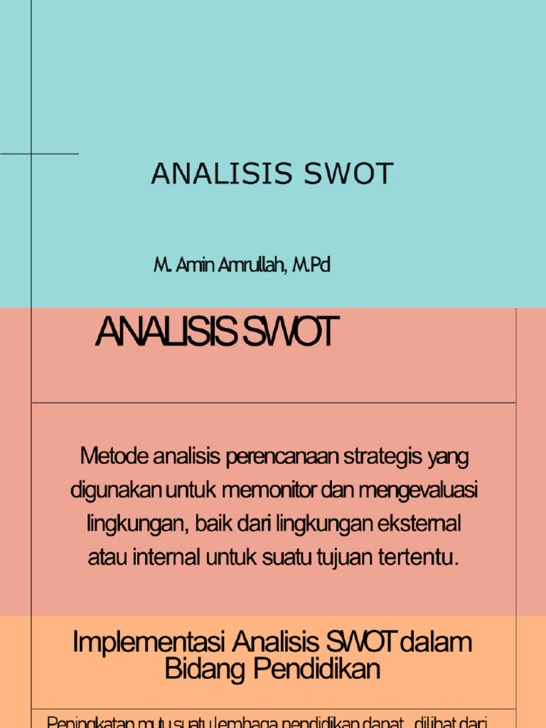 Analisis Swot | PDF
